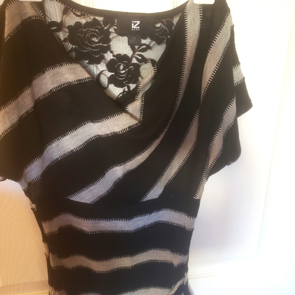 Iz Byer | Tops | Retro Lace Back Top Y2k | Poshmark